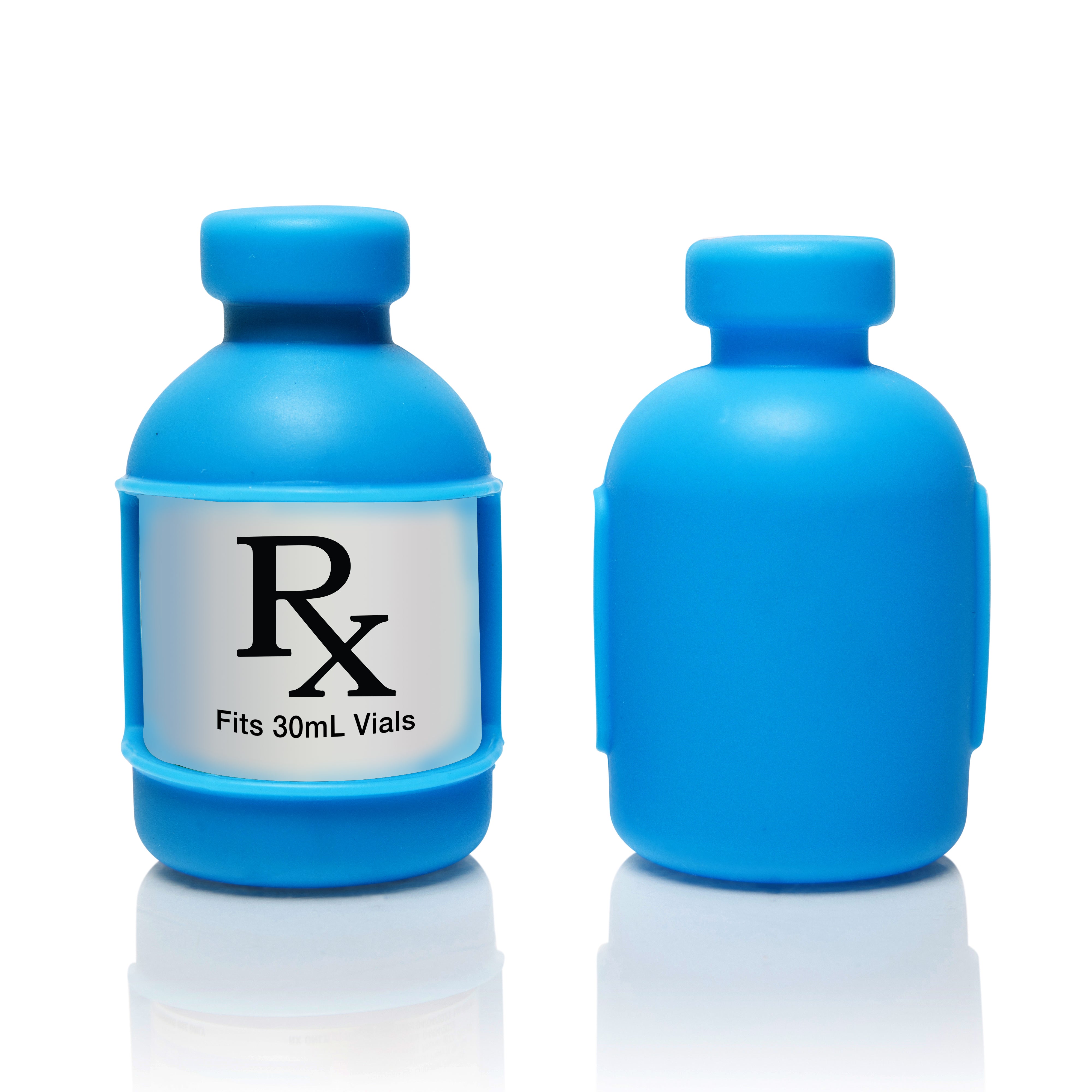 Vial Safe Vial Protector Case, 2-Pack, Light Blue (Fits 30mL Vials ...