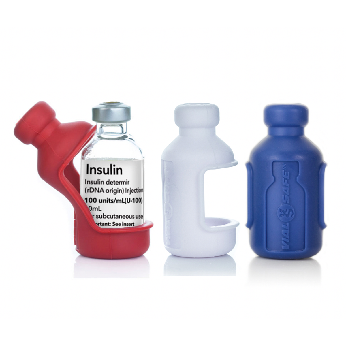 July 4th 3-Pack Red, White & Blue Insulin Vial Protector Case (Fits ...