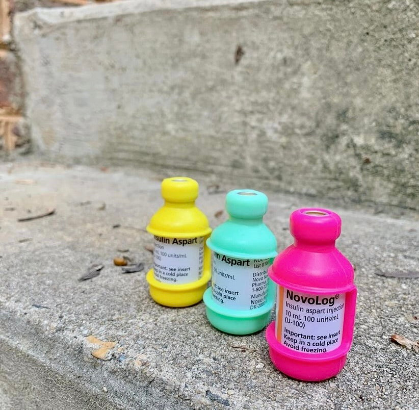 Vial Safe Insulin Vial Protector - Yellow Sunshine 2-Pack – Vial Safe