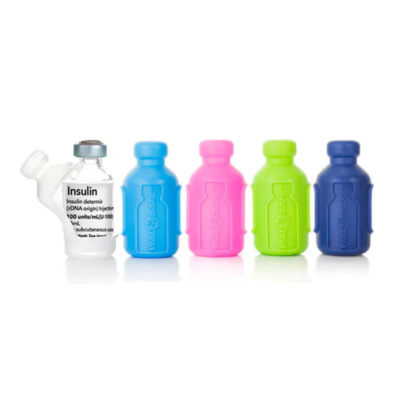 Vial Safe Insulin Vial Protector, 10mL, Colorful 5-Pack – Vial Safe